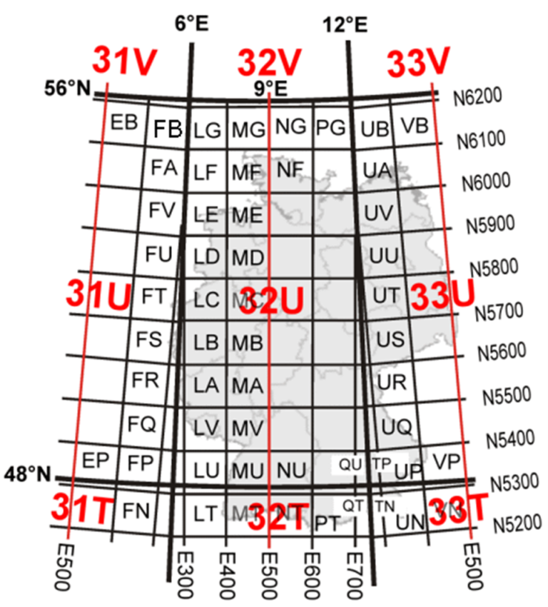 Transformation Geodaten: von DHDN/GK nach ETRS89/UTM