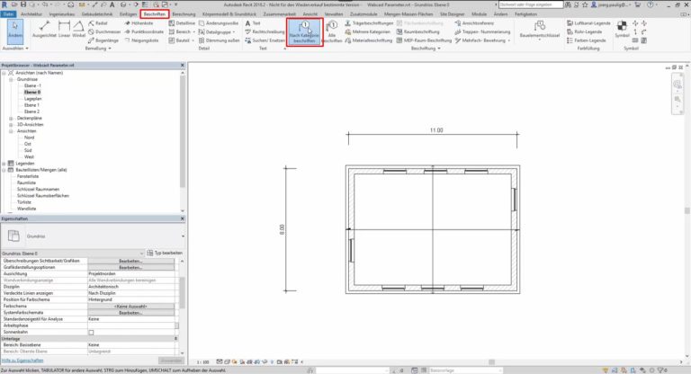 Gemeinsam genutzte Parameter in Autodesk Revit Gemeinsam genutzte Parameter in Autodesk Revit