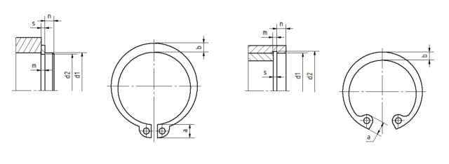 Bohrung mit Freistich, um Sicherungsring einzupassen – N+P-Blog