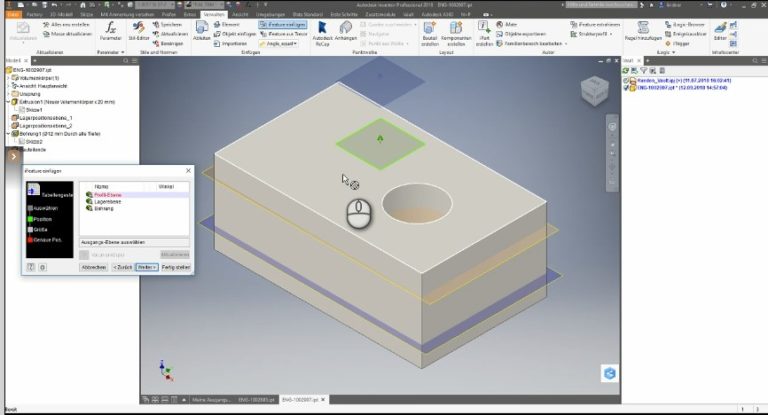 Bohrung mit Freistich, um Sicherungsring einzupassen – N+P-Blog