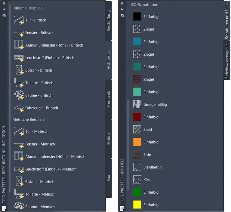 AutoCAD Werkzeugpaletten effizient nutzen: Anleitung & Tipps